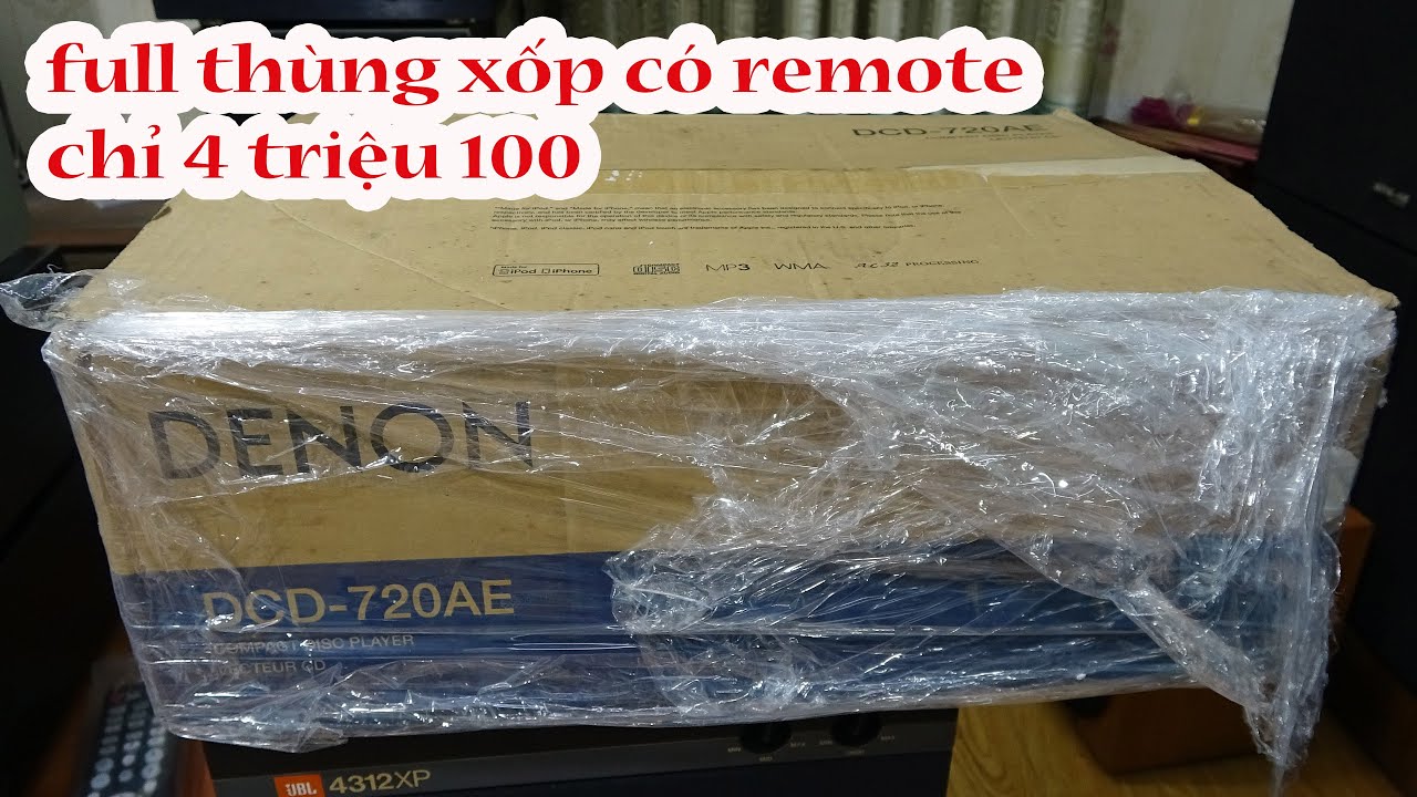 denon full thùng xốp remote đầy đủ chỉ 4 triệu 100,test cd denon 720ae ...