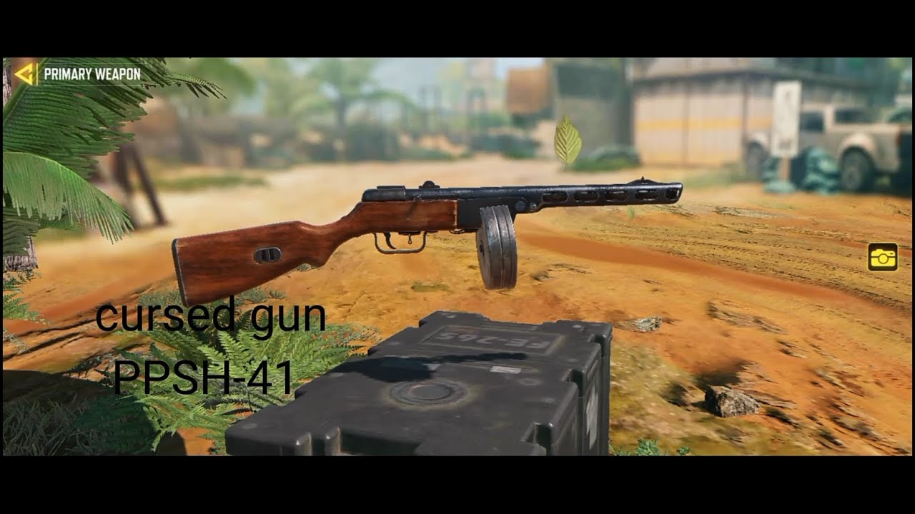Cursed gun | PPSH-41| codm edition - YouTube