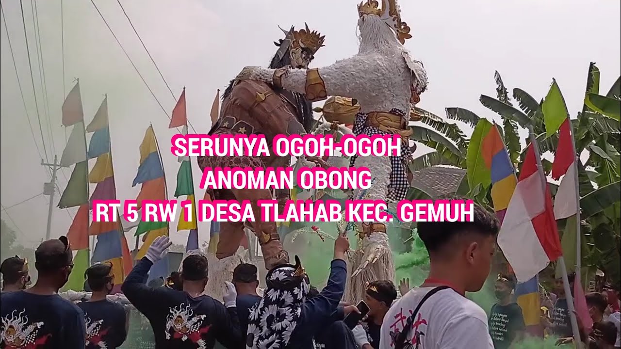 Keseruan Karnaval "Anoman Obong" HUT RI ke 77 Tahun 2022 Desa Tlahab ...