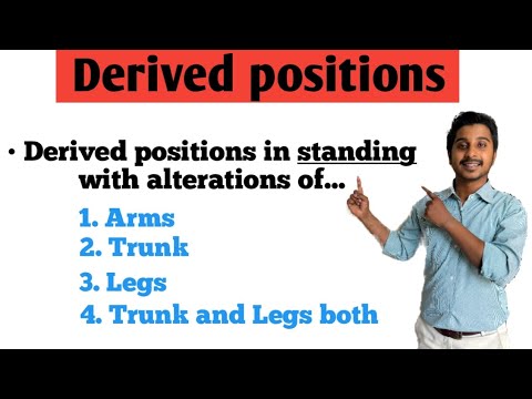 Derived positions in standing | Arms | legs | Trunk | Exercise Therapy ...