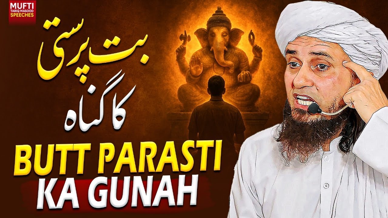 Butt parasti ka gunah | Mufti Tariq Masood Speeches 🕋 - YouTube