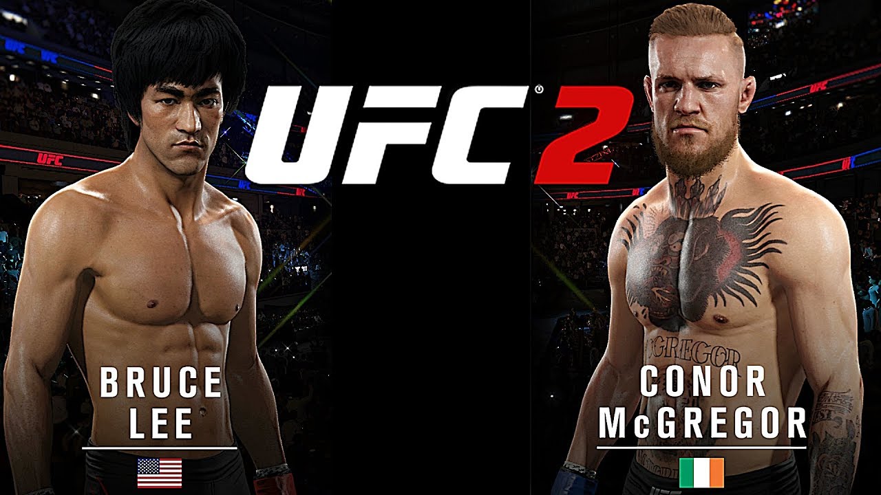 Ufc 2 gameplay Conor Mcgregor vs Bruce Lee - YouTube