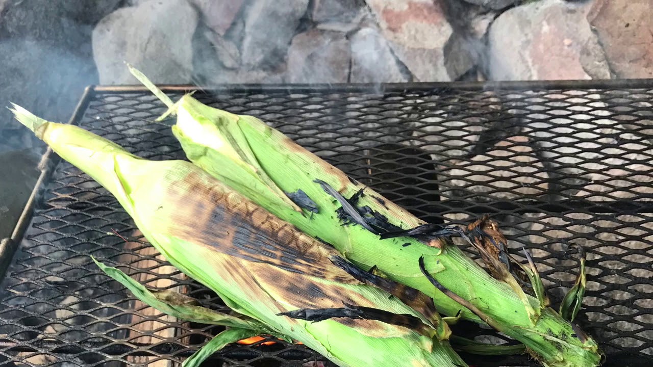Fire Grilled Corn on the Cob - YouTube