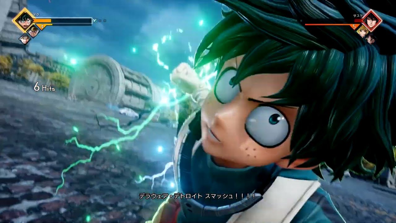 Jump force Deku (My Hero academia) moves and Ultimate attack gameplay ...