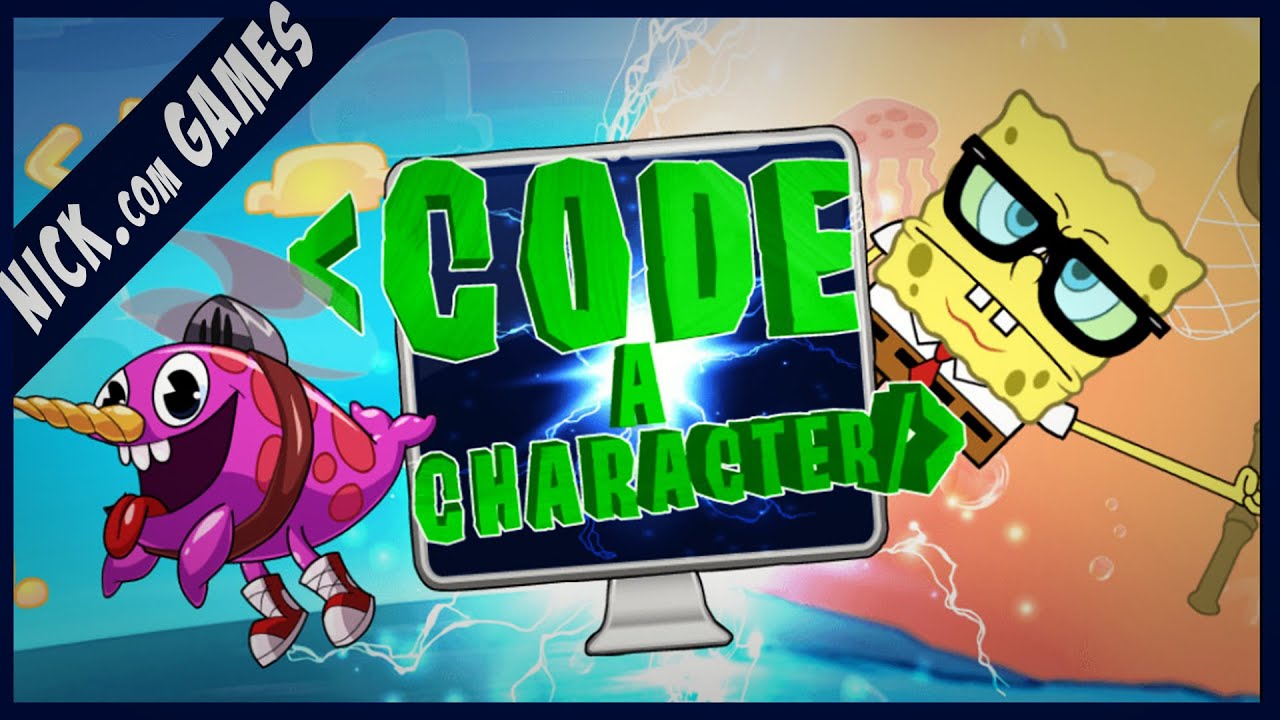 Nickelodeon Code a Characther (NEW GAME) SpongeBob Squarepants Games ...
