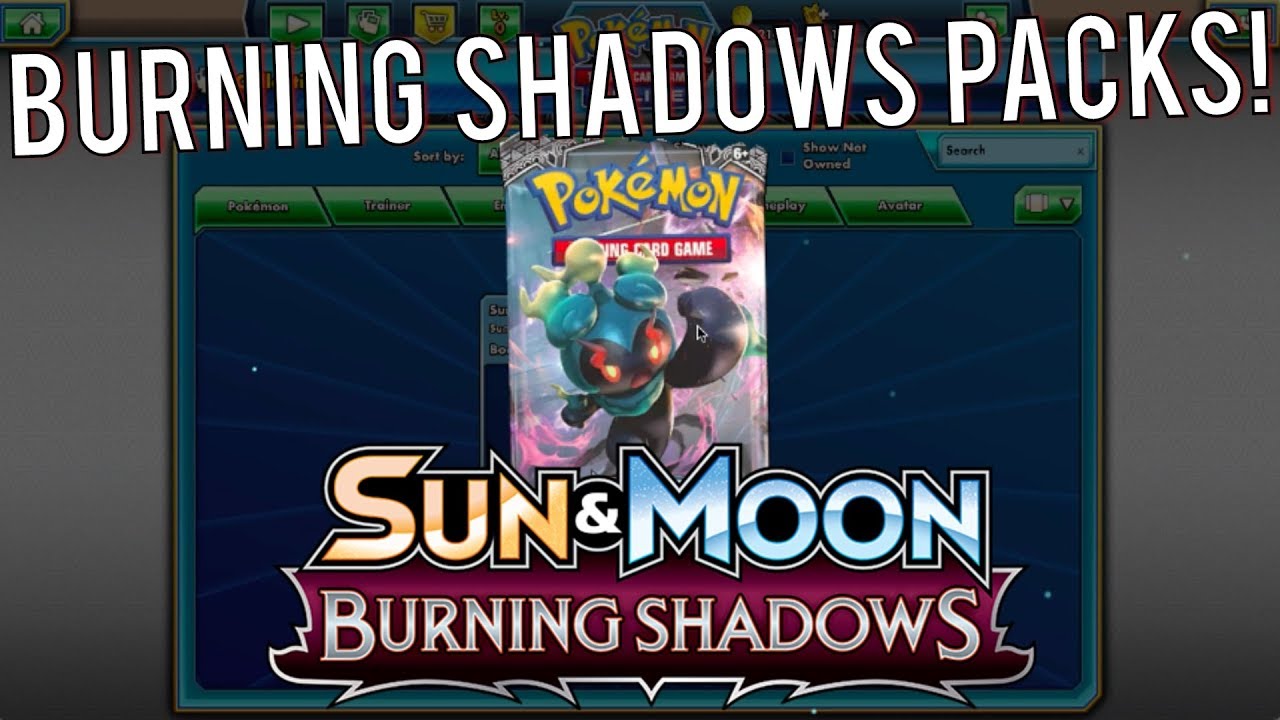 Opening Burning Shadows Packs on the Pokemon TCG Online! - YouTube