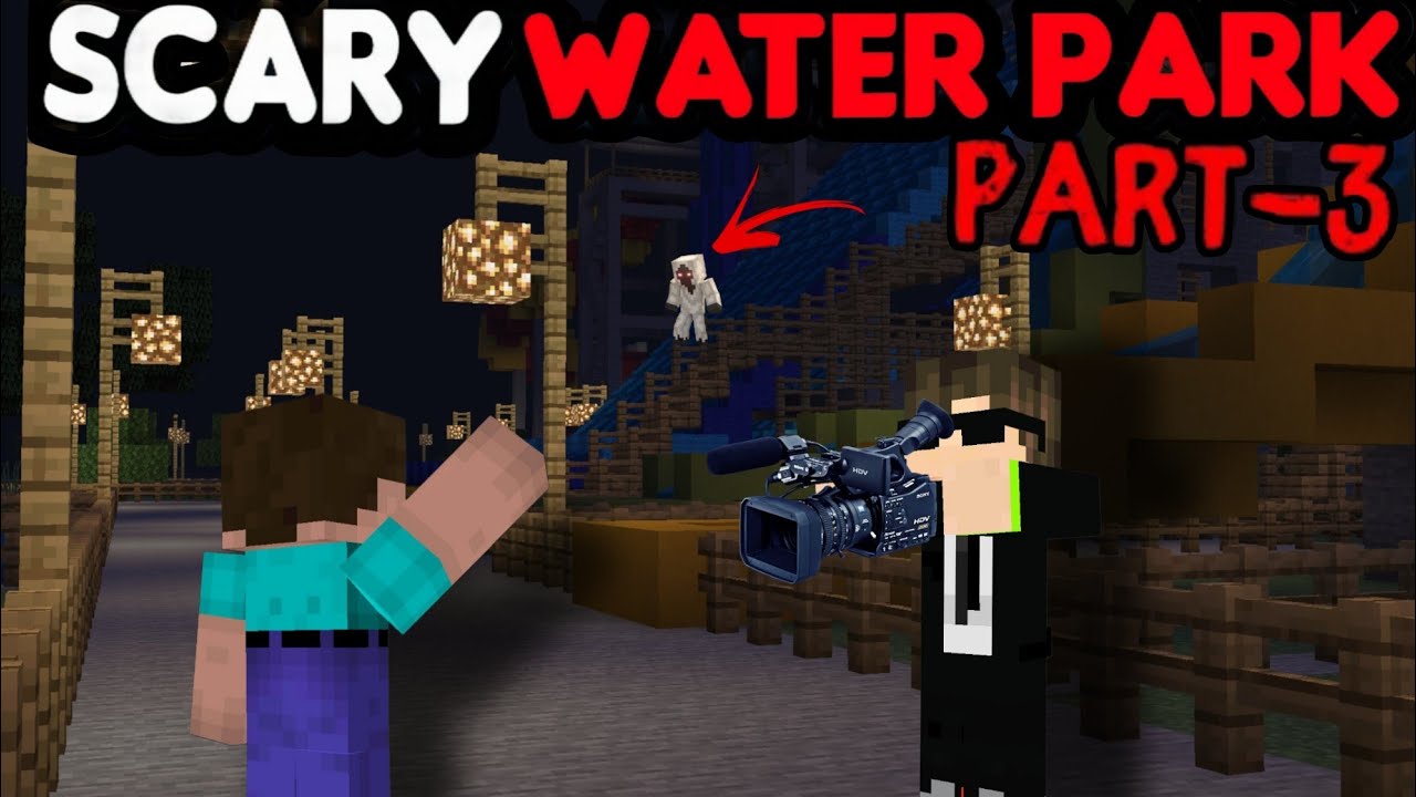 Minecraft: HAUNTED WATER PARK ADVENTURE! - YouTube