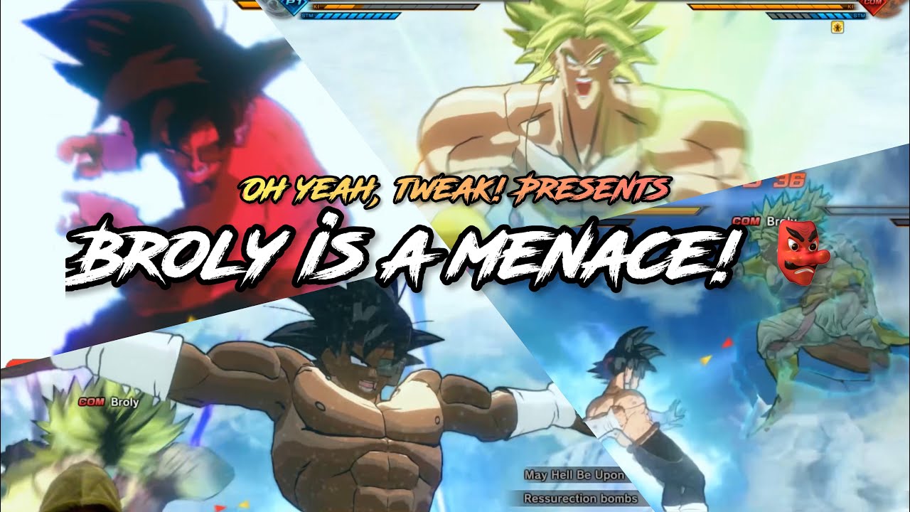 Broly is really TWEAKING 💀 [XENOVERSE 2 MODS] - YouTube