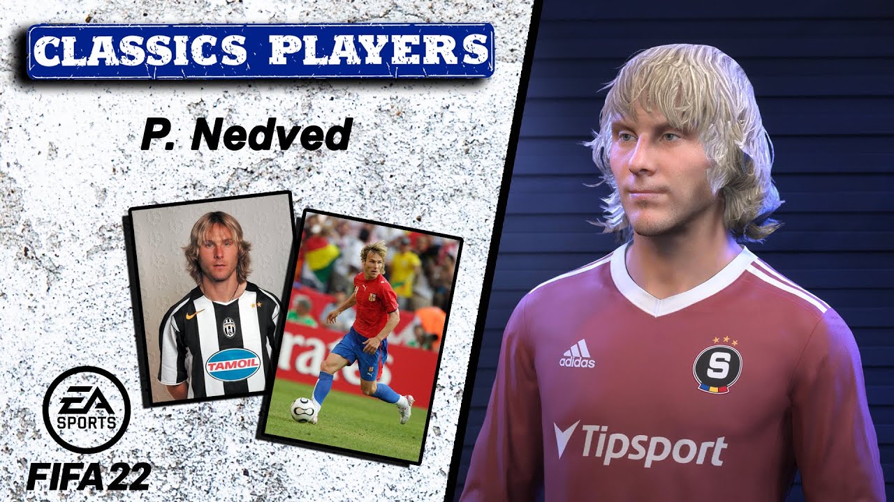 FIFA 22 - How to create P. NEDVED (Classics Players) - YouTube