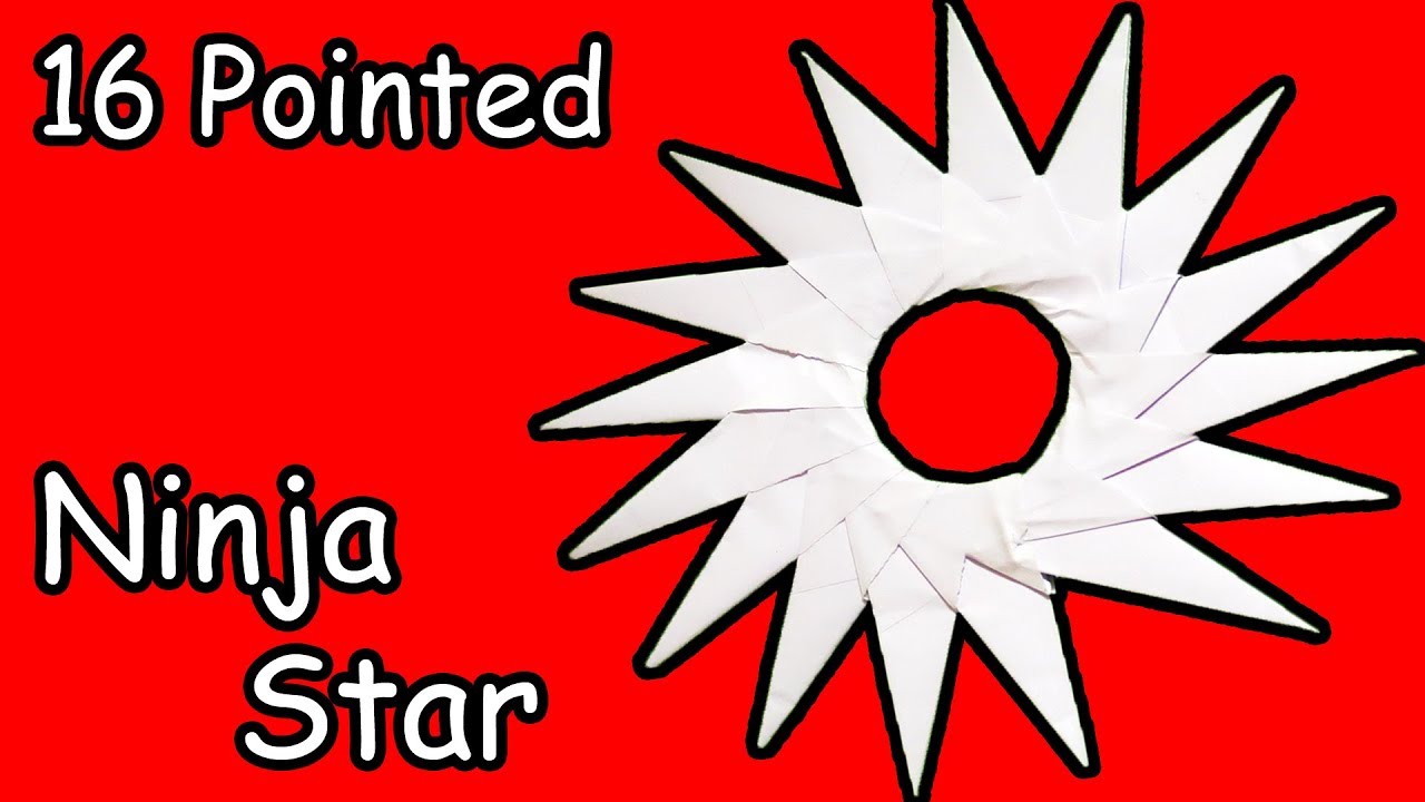 Origami Shuriken 16 Point