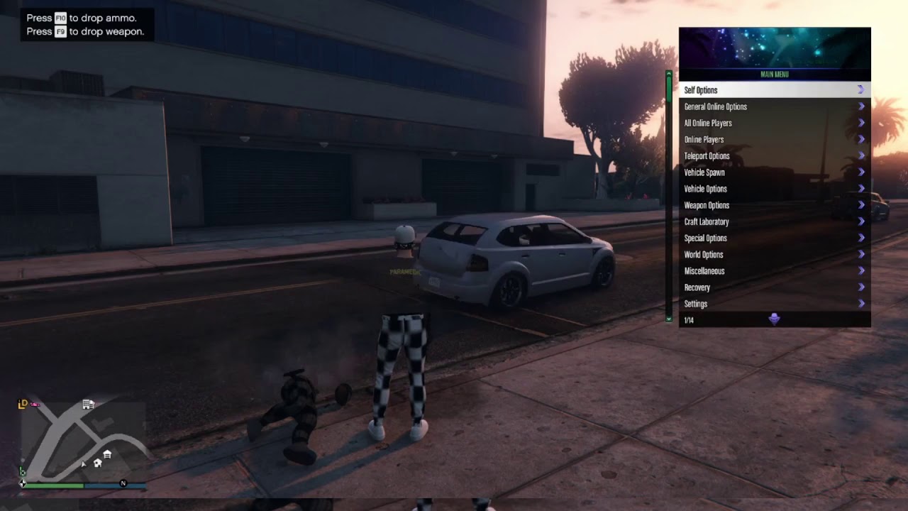 GTA5 Phantom-x mod menu showcase - YouTube