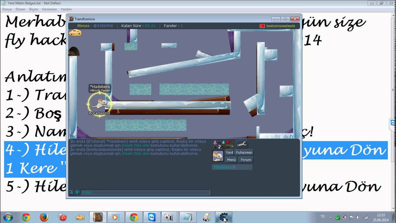 Transformice fly hack (25.06.2014) - YouTube