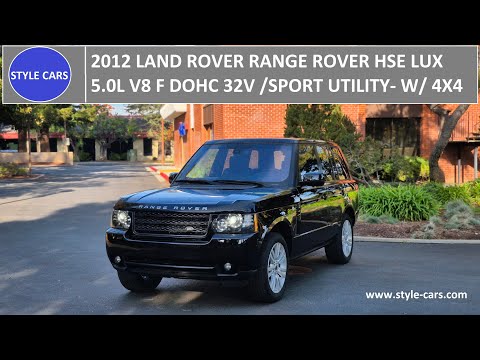 2012 RANGE ROVER HSE LUX Engine & Driving