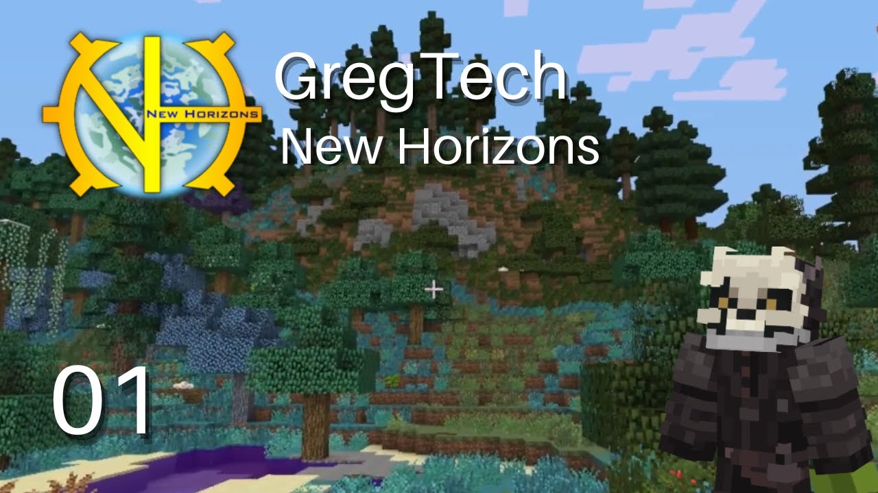 GregTech New Horizons Let's Play - Ep 1: Humble Beginnings & First Base ...