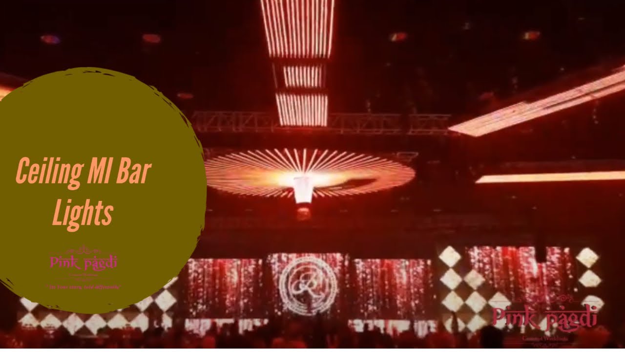 Ceiling MI Bars | Latest in Events Technology | Pink Pagdi Conceptual ...