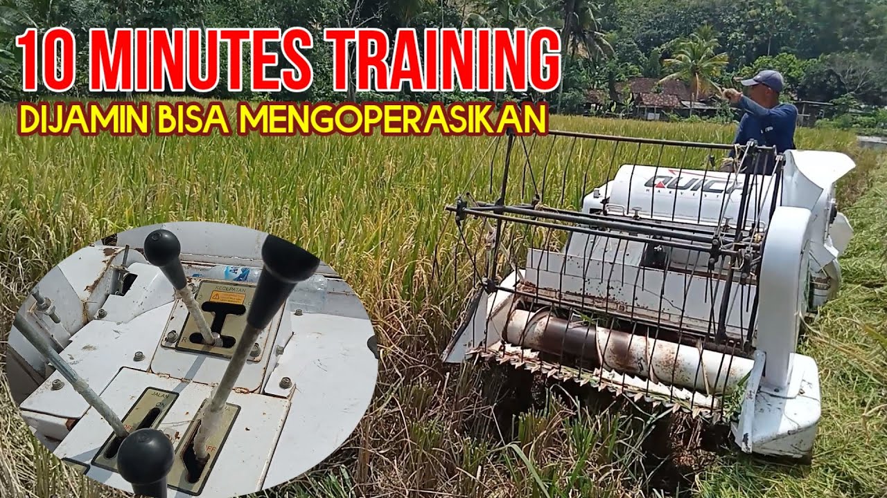 first step to operate || Quick combine harvester QH-11 Series - YouTube