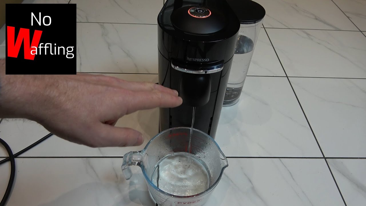 How to CLEAN / RINSE out Nespresso Vertuo Plus - Easy guide - YouTube