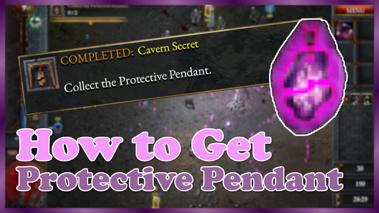 How to Get the Protective Pendant | Halls of Torment - YouTube