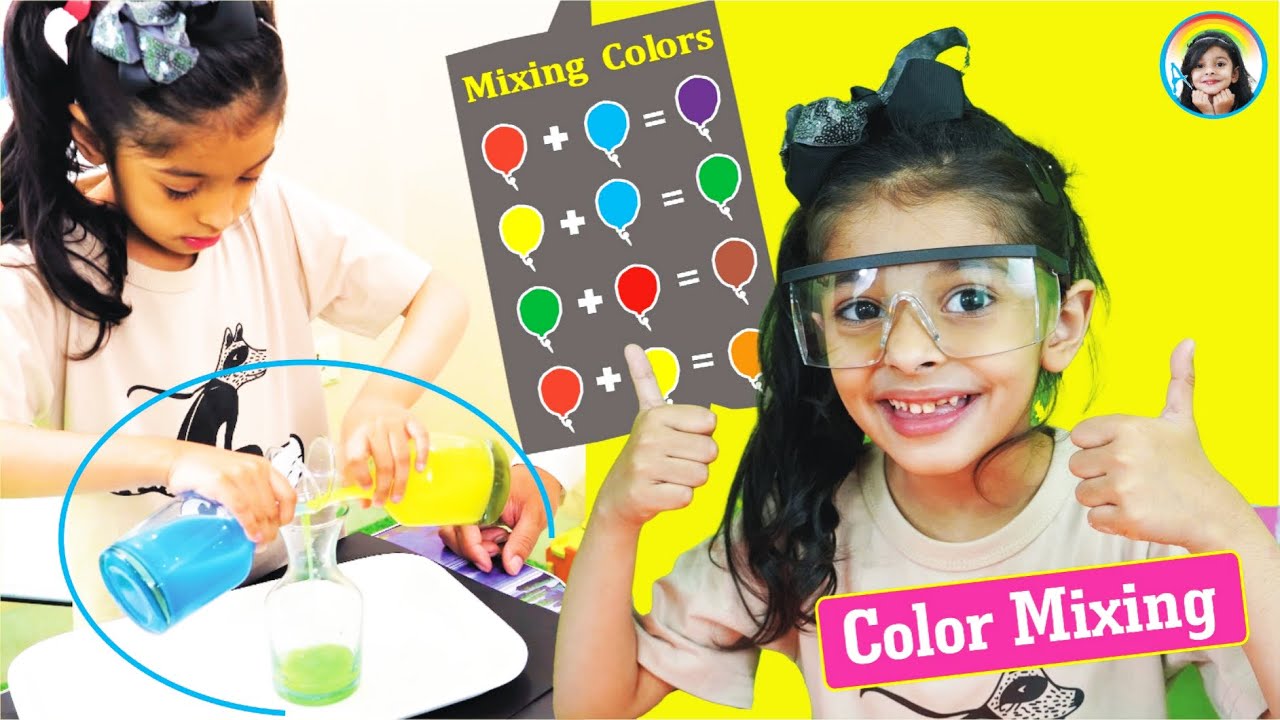 Learn How to do Color Mixing | Kids Learning Videos | Pretend Play ...