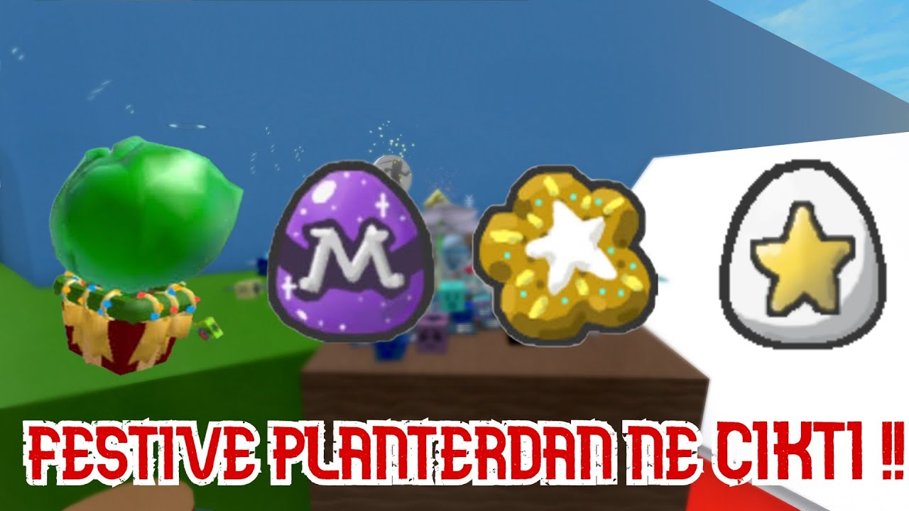 FESTİVE PLANTER AÇTIK...|BEESMAS| BEE SWARM SİMULATOR - YouTube