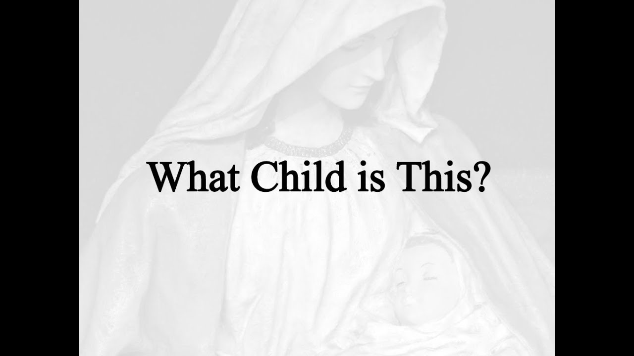 What Child Is This (Hymn Charts with Lyrics, Contemporary) - YouTube