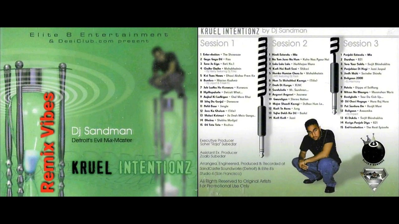 Enter-duction Mix - The Showcase | Kruel Intentionz - Dj Sandman - YouTube