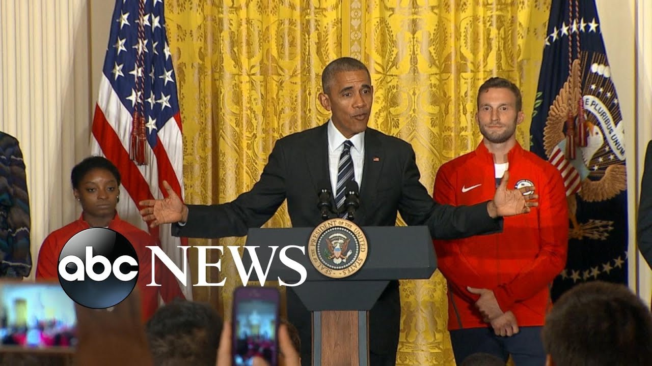 Obama Welcomes Team USA to White House - YouTube