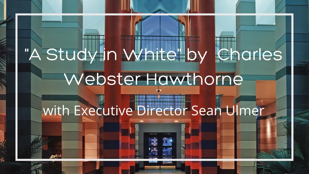 "A Study in White" by Charles Webster Hawthorne. Presented by Executive ...