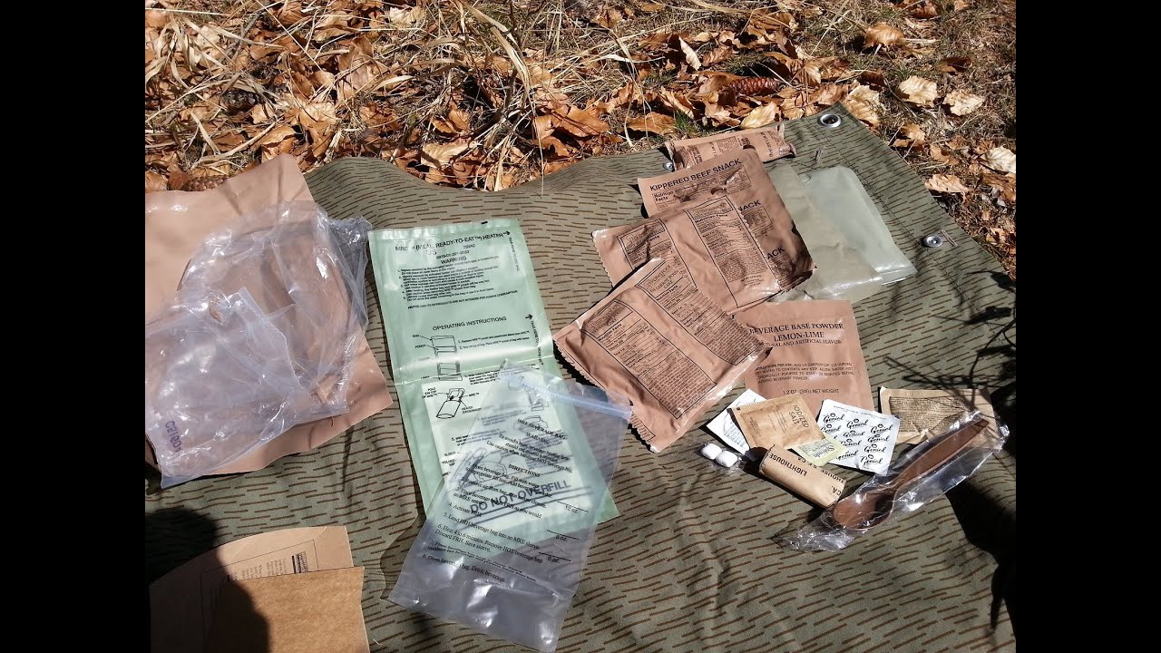 MRE Menu 8 - Meatballs in Marinara Sauce (2015) - YouTube