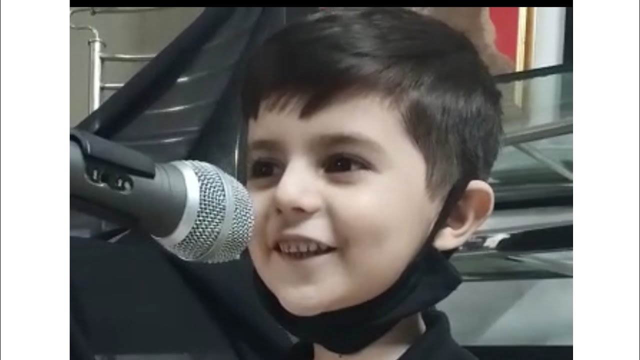 Cute Boy Reciting Baba Jan Noha | Beautiful Voice | Farhan Ali Waris ...