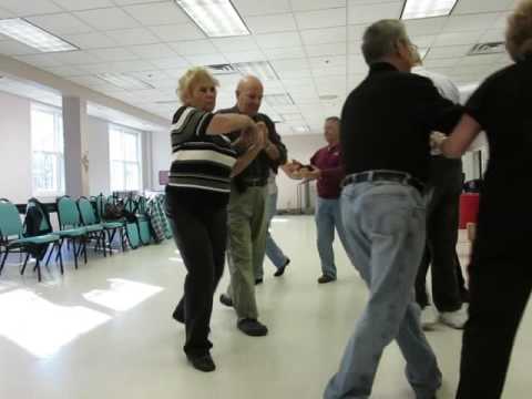 Square dancing at a senior center. - YouTube
