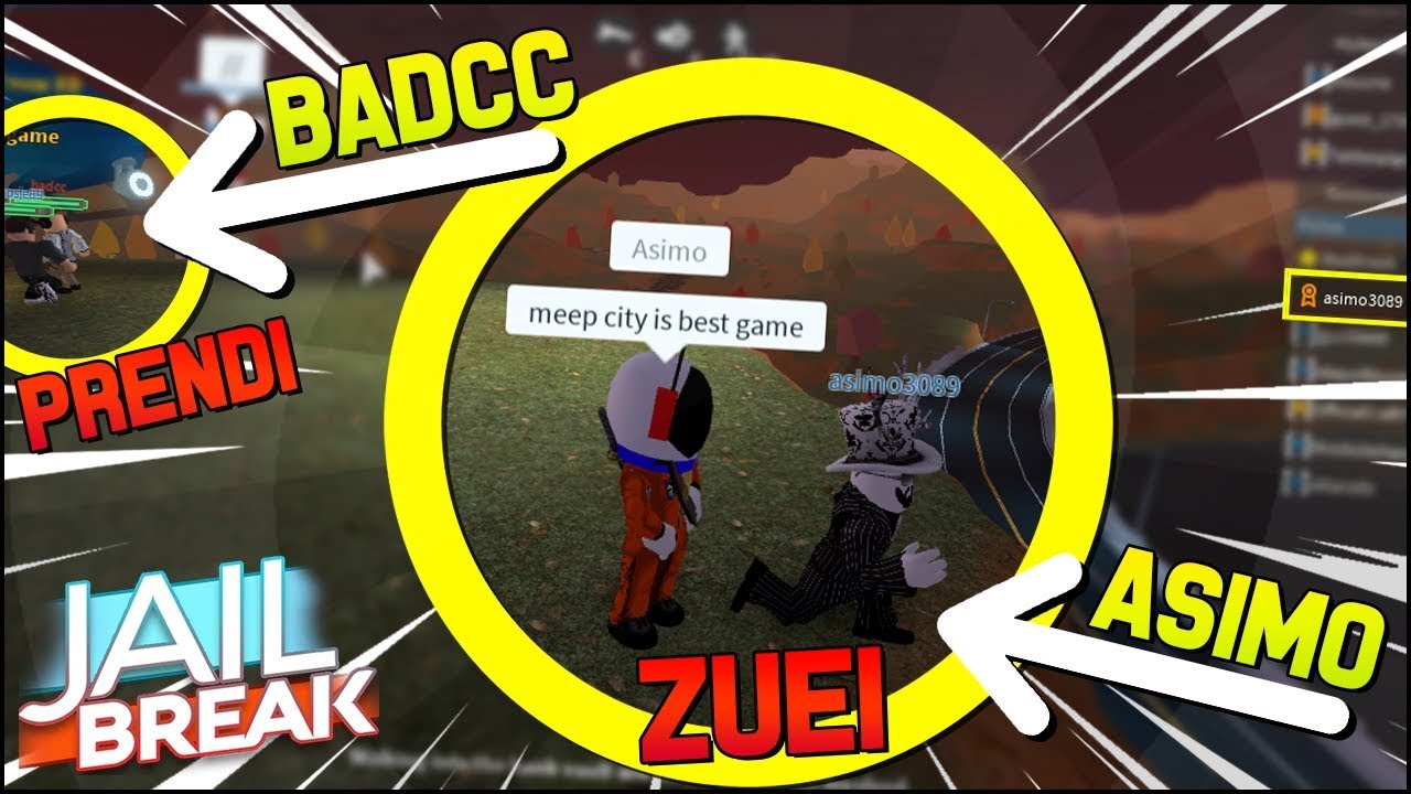 PRENDI O BADCC E ZUEI O ASIMO3089 no JAILBREAK! 😂😱 (Criadores do ...