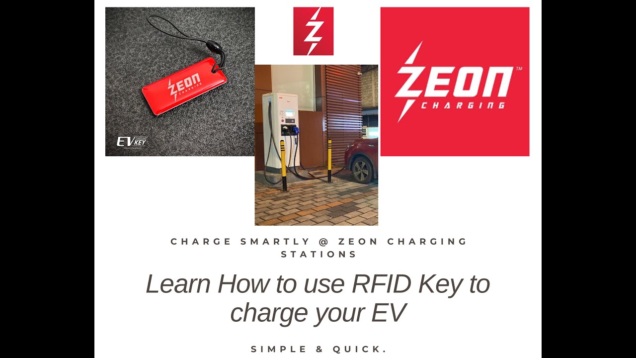 Learn how to use RFID key at Zeon Charging Station | Charging Key ...
