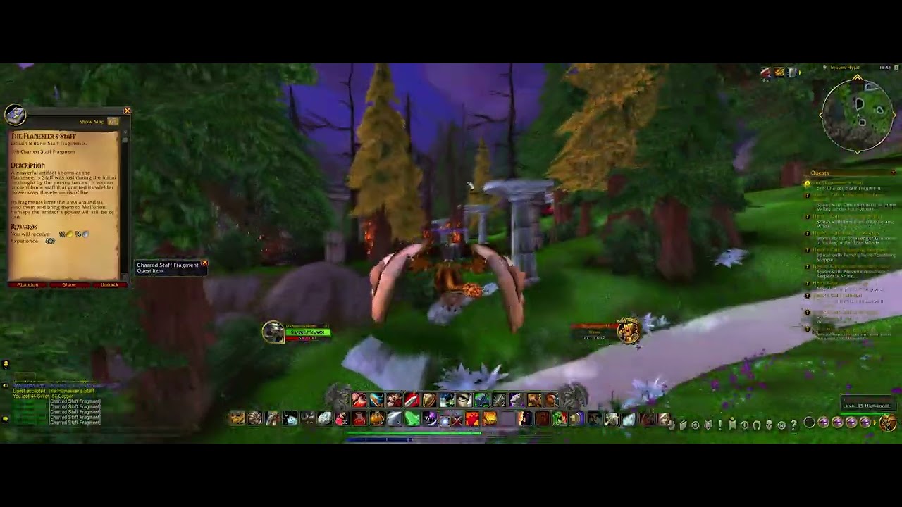 World of Warcraft: The Flameseer's Staff - Quest ID 25472 (Gameplay/Walkthrough) - YouTube
