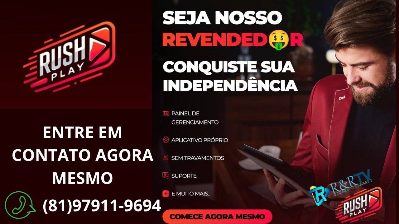 Novo painel Rush Play - YouTube