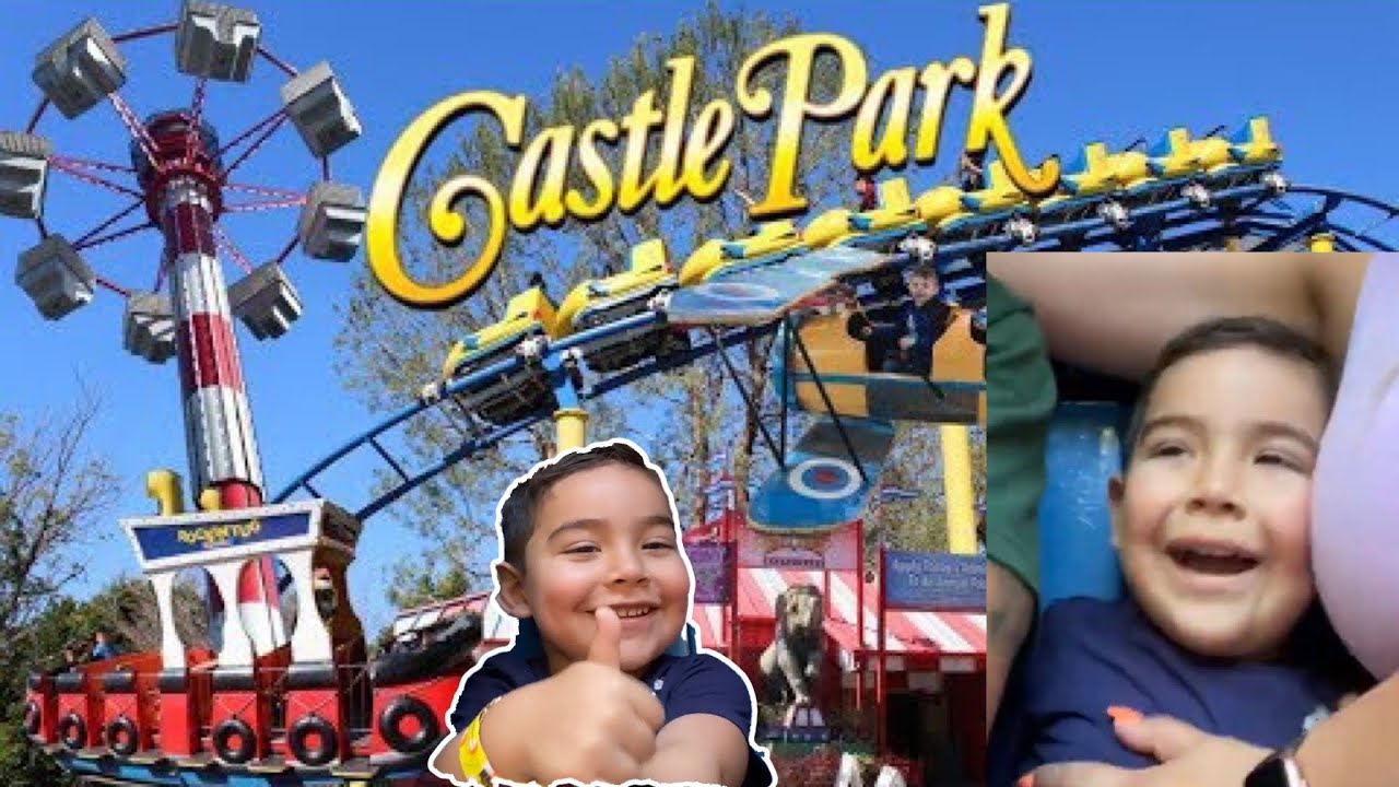 Castle Park Riverside Ca. Toddlers first time! Hilarious!!!! - YouTube