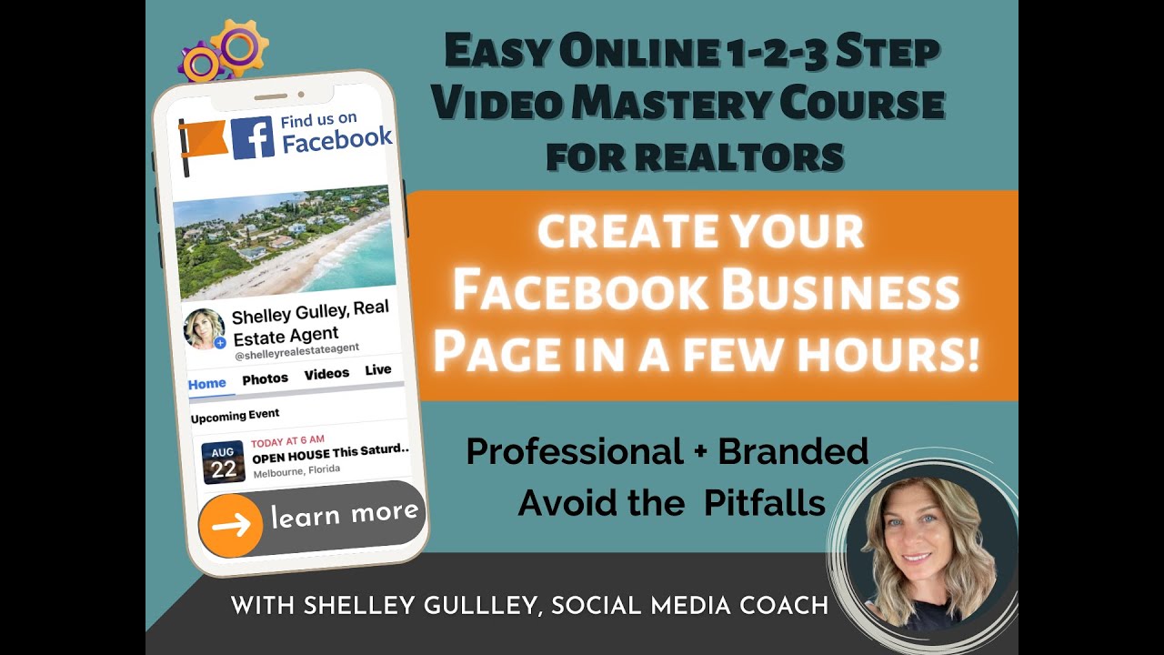 How to Create a Facebook Page for Realtors - YouTube