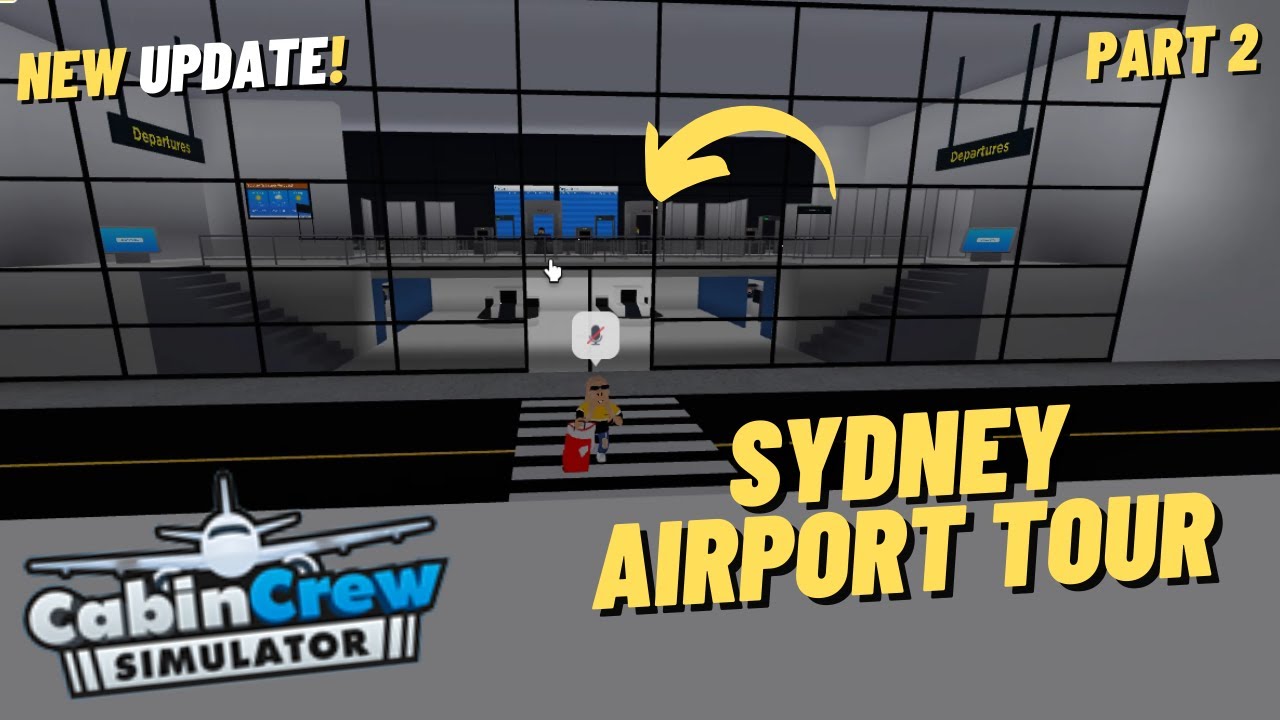 Part 2 | New Update in Cabin Crew Simulator | ROBLOX - YouTube
