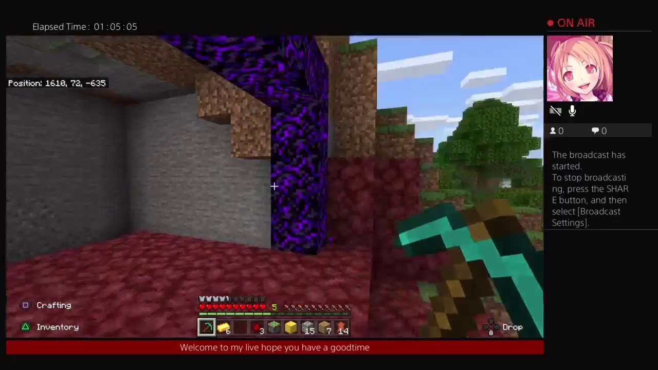 Playing mindcraft - YouTube