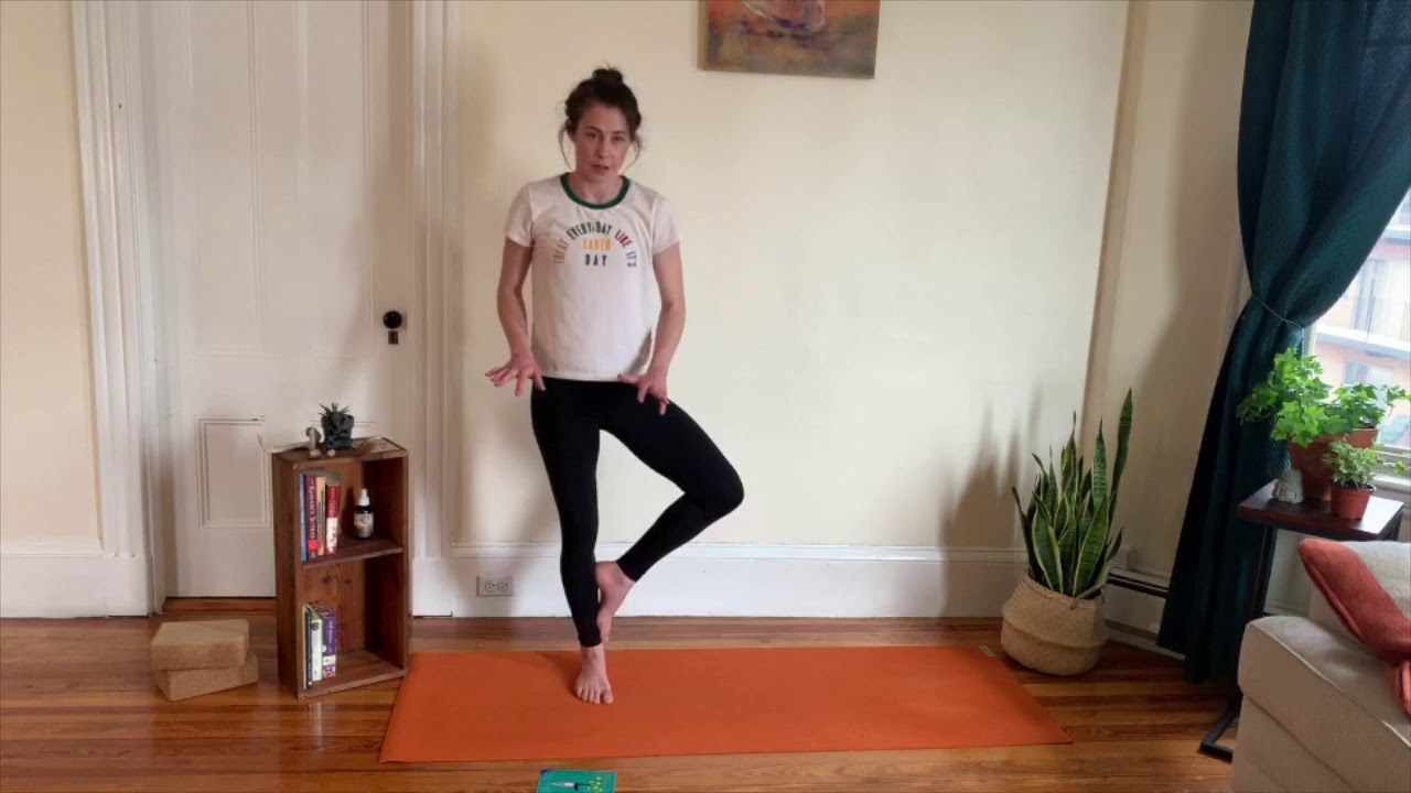 Happy Earth Day! 🌎- Yoga Tree Pose - YouTube