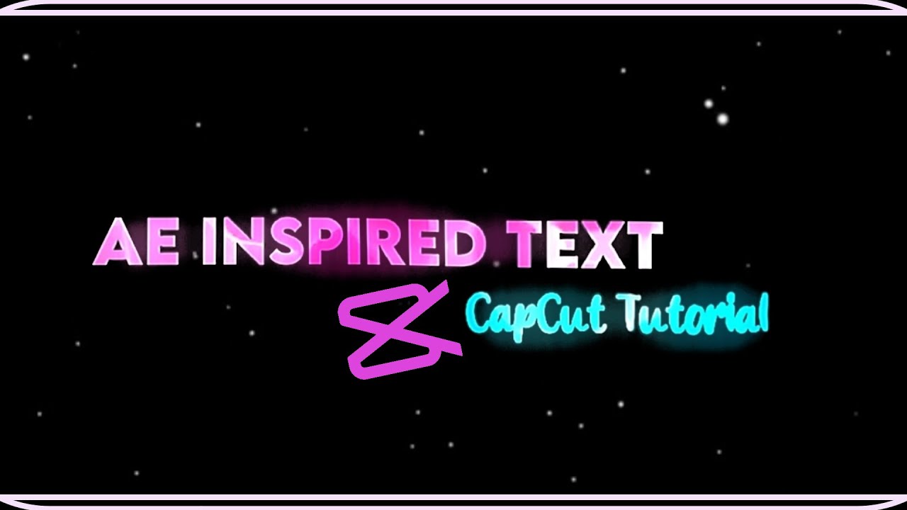 How to make ae like text on capcut tutorial - YouTube