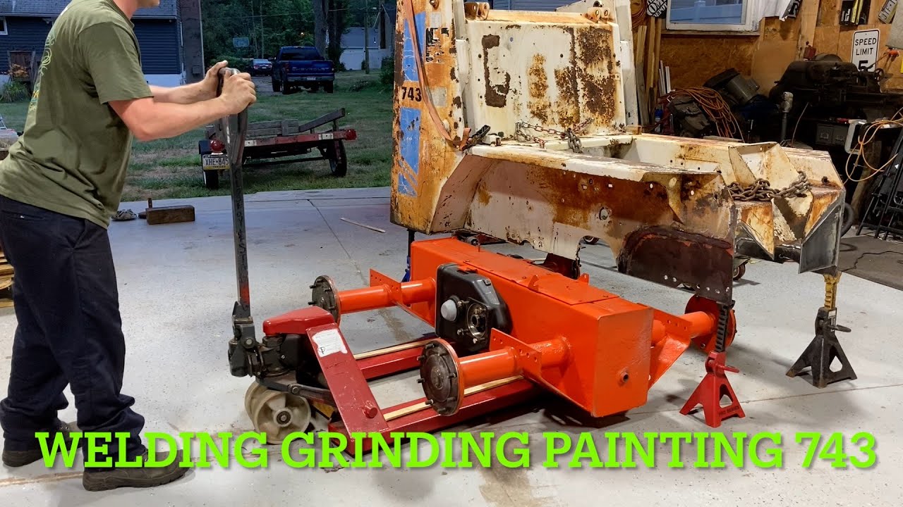 Rust Repair and Paint Bobcat 743 - YouTube
