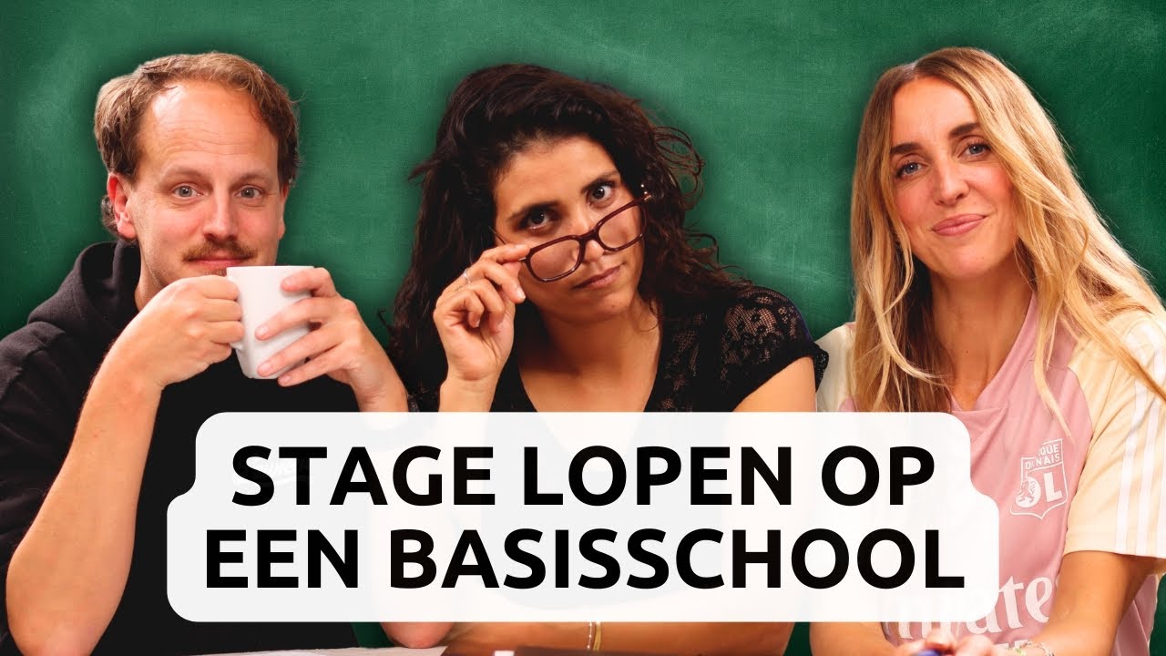 Stage lopen op een basisschool | Na de bel podcast - YouTube