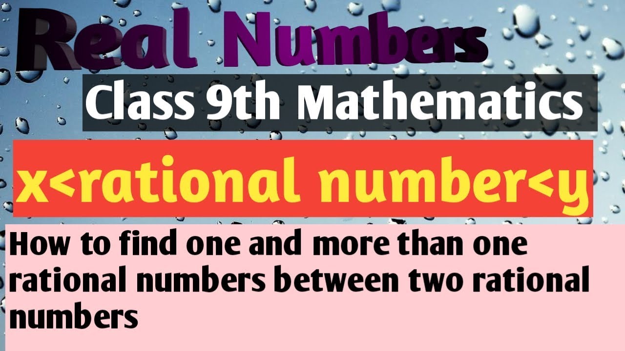 How To Find One And More Than One Rational Numbers Between Two Rational how-to-find-one-and-more-than-one-rational-numbers-between-two-rational