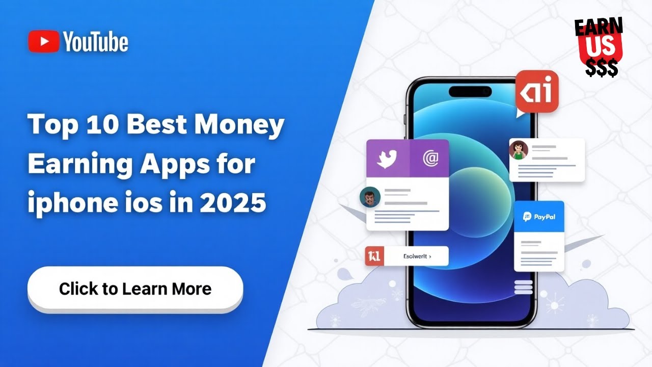 Top 10 Best Money Earning Apps for iPhone (ios) in 2025 - YouTube
