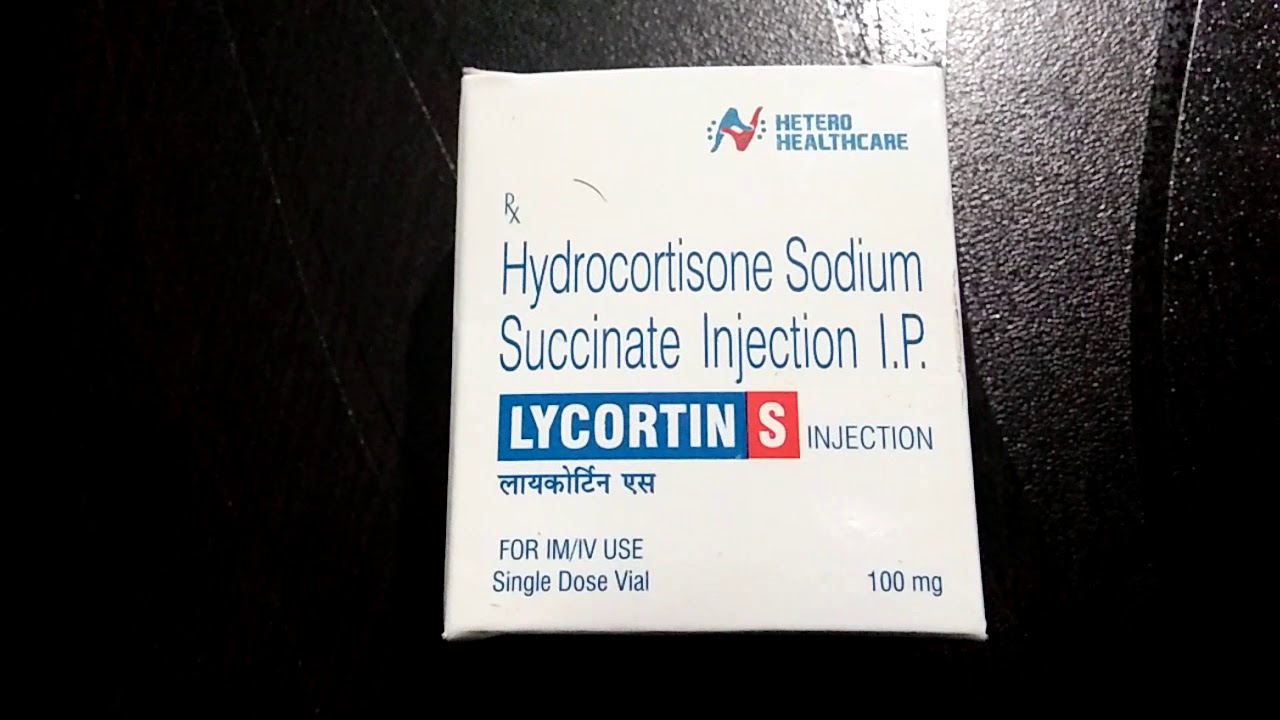 Hydrocortisone injection // lycortin s // hydrocortisone // succinate ...
