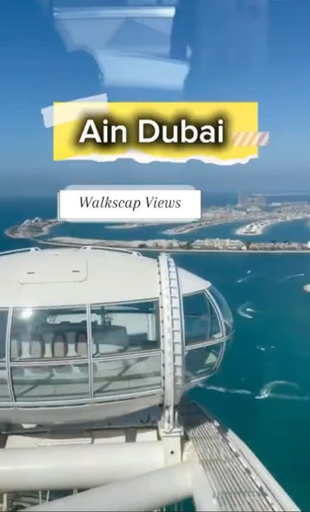 Riding the Eye of Dubai 🎡 | World’s Largest Wheel | Dubai blue water island | #shorts #aindubai ...