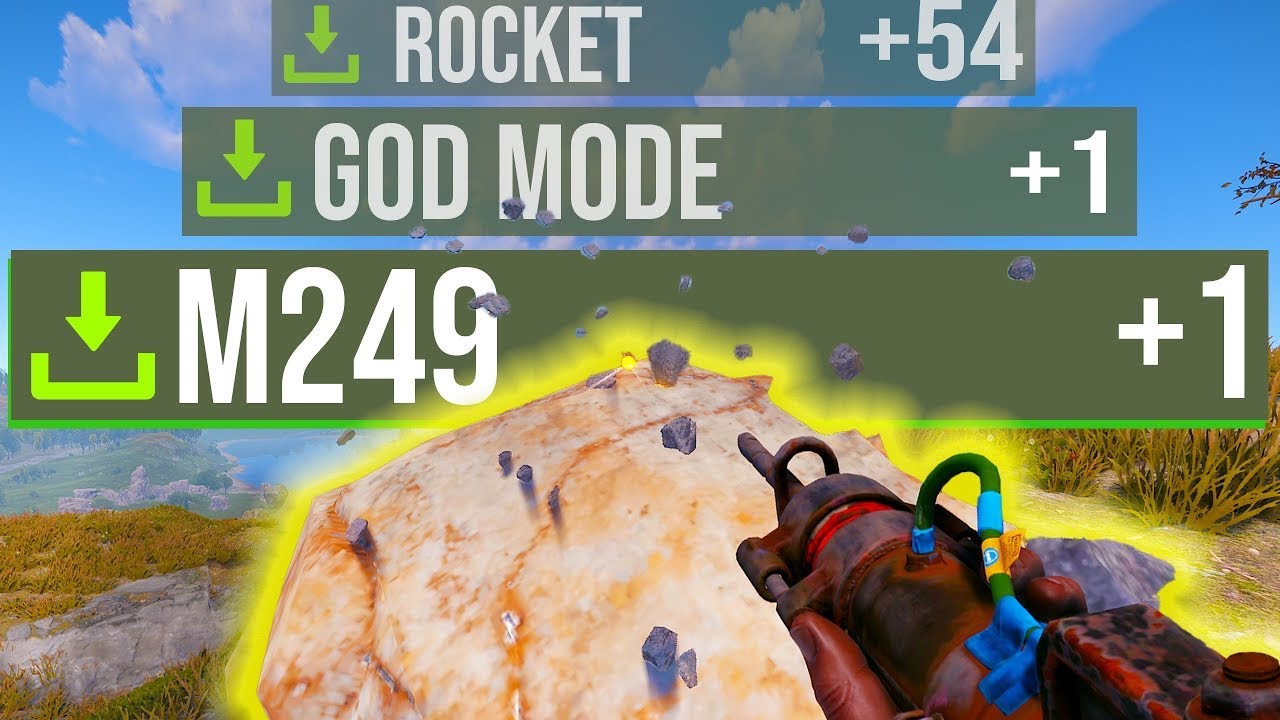 RUST - OYNUYORUZ AMA HERŞEYDEN RANDOM İTEM DÜŞÜYOR - YouTube