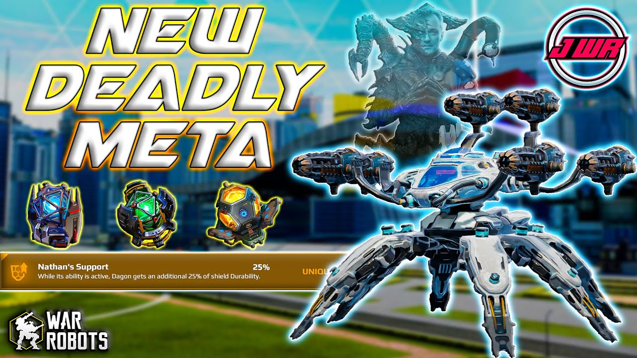 [WR] Frozen Dagon with New Leach weapon Gameplay war robots Update 10.1 ...