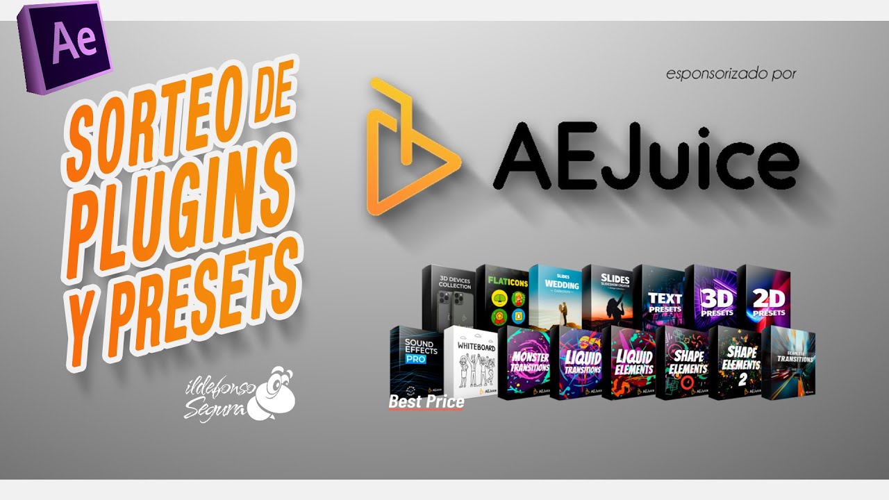 GRATIS Plugins y Presets de After Effects con AEJuice + Sorteo - YouTube